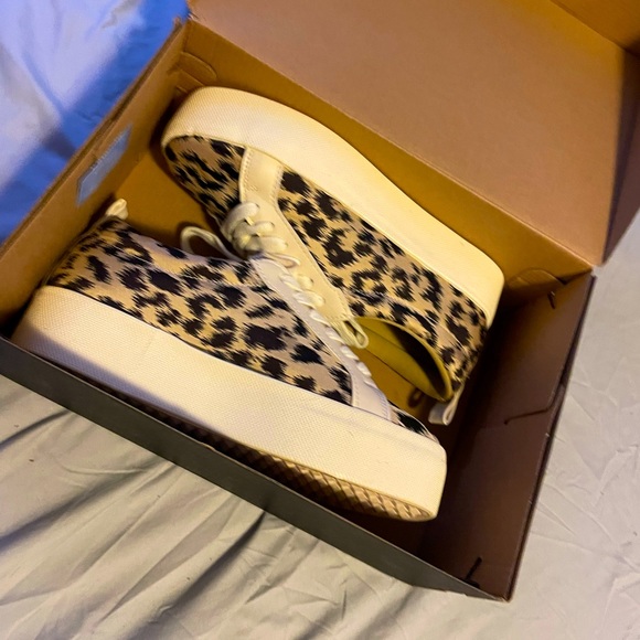 Shoes | Woman Cheetah Platform Sneakers | Poshmark